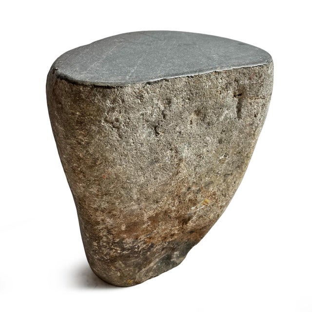 Stone Boulder Stool / Side Table | Chairish