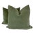 Chelsea Textiles "Alpaca Velvet" in Pistachio 22" Pillows-A Pair | Chairish