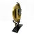 1970s Modernist Brass Mantel Clock, Weimar Germany | Chairish
