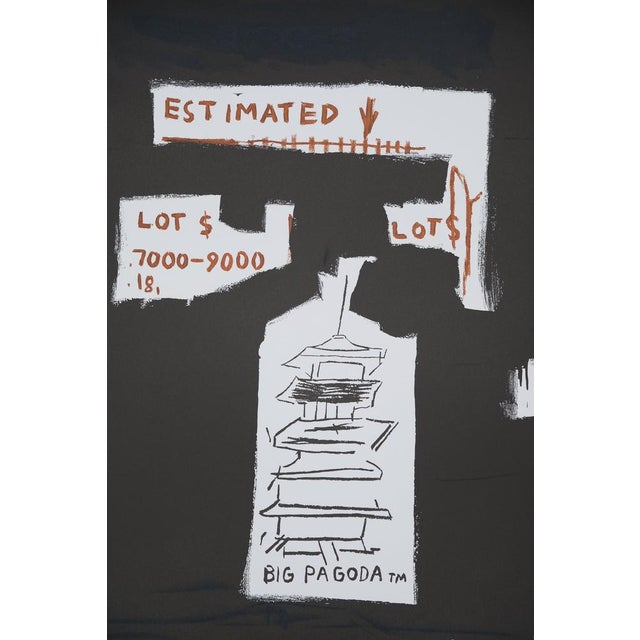 Jean-Michel Basquiat, Big Pagoda, Lithograph | Chairish