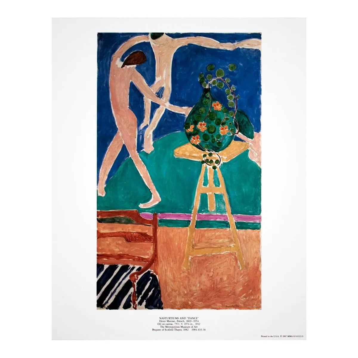 1987 Henri Matisse 'Nasturtiums and "Dance"' Impressionism Multicolor ...