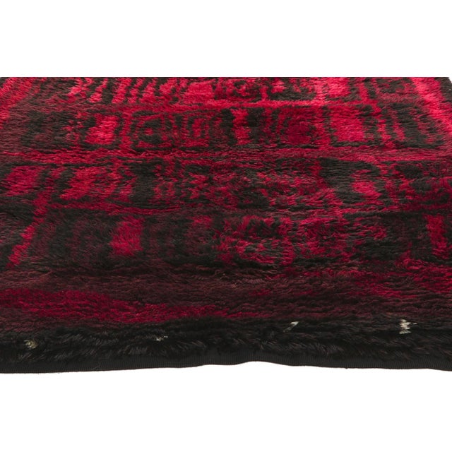 Mid 20th Century Kirsti Ilvessalo Vintage Finnish Rya Ryijy Rug, 4'3 X ...