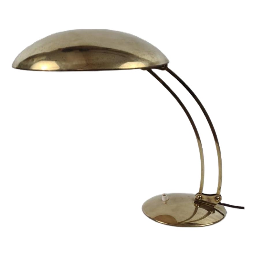 Brass Model 6764 Desk Lamp attributed to Christian Dell for Kaiser ...