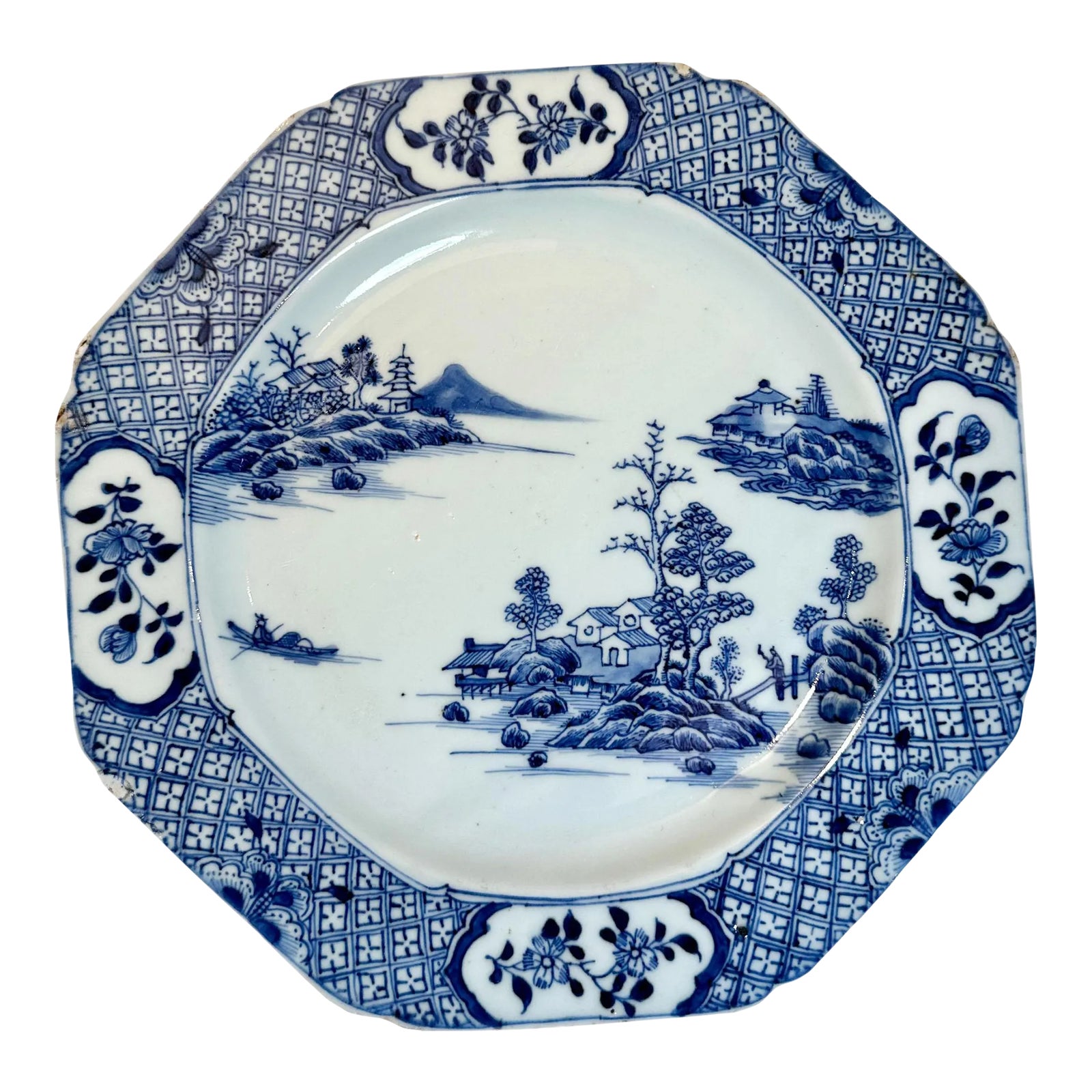 Chinese Export Plate Eighteenth Century | Chairish