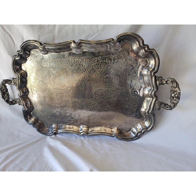 Vintage Leonard Silver Co. Style England Silverplate Footed English ...