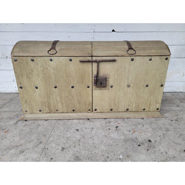 1960s Vintage Rustic Wood Chest | Chairish