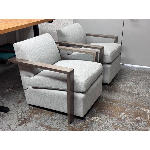 Vanguard Troy Club Chairs by Thom Filicia, a Pair | Chairish