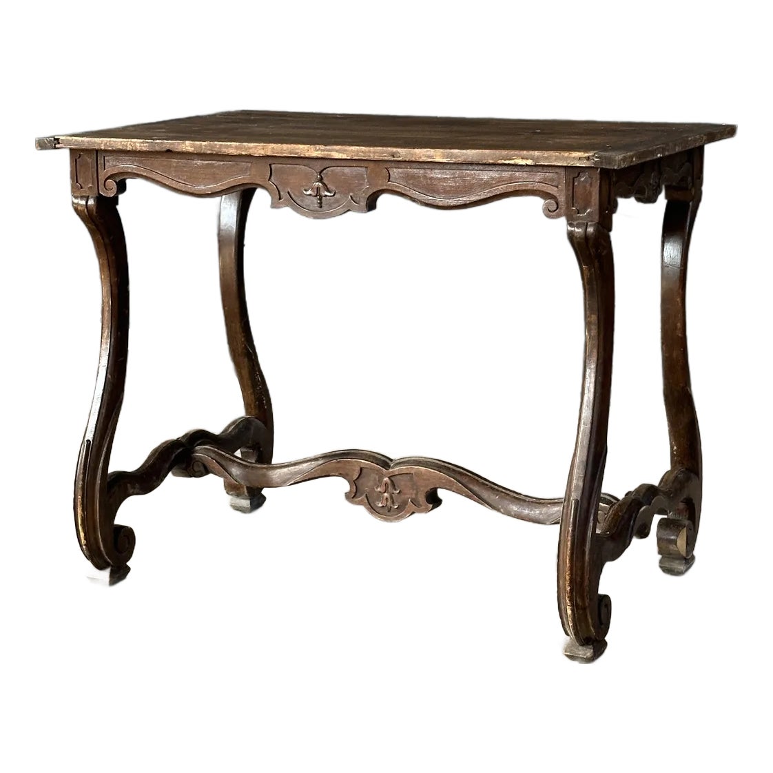 Vintage French Os De Mouton Style Table | Chairish