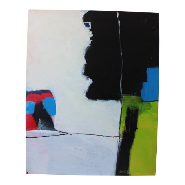 Contemporary Abstract Expressionist Oil Painting | Chairish