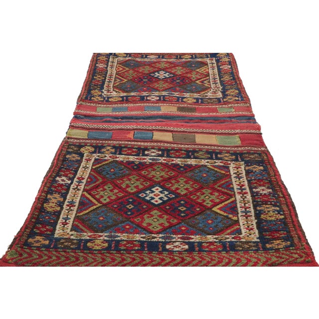 Late 19th Century Antique Kurdish Jaf Saddle Bag Rug, 02'03 X 04'09 ...