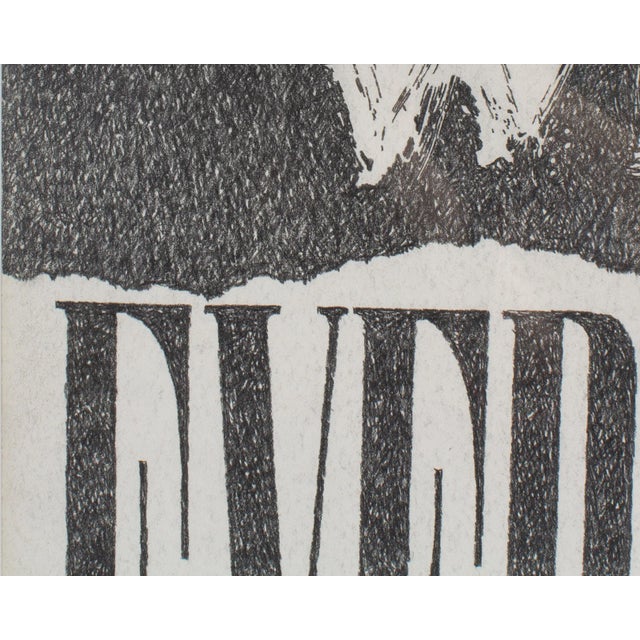 “Down With Everything” Graphite Drawing by James Spencer Russell | Chairish