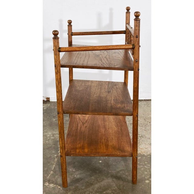 Vintage Tiered Wood Shelf | Chairish