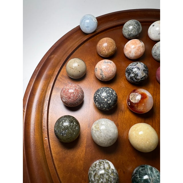 Gift Idea Late 20th Century European Handcrafted Solitaire Game With ...