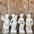 Vintage Regency Cast Concrete Four Seasons Statues - Set of Four | Chairish