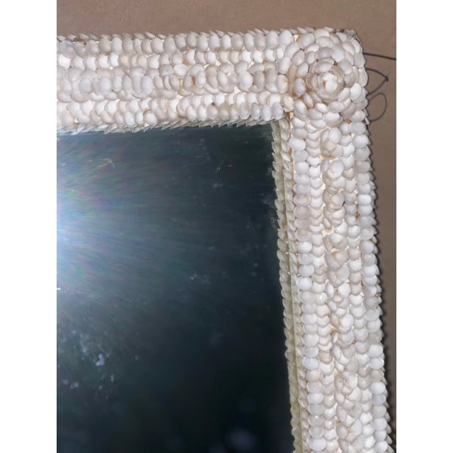 1970s Large Shell Mirror | Chairish