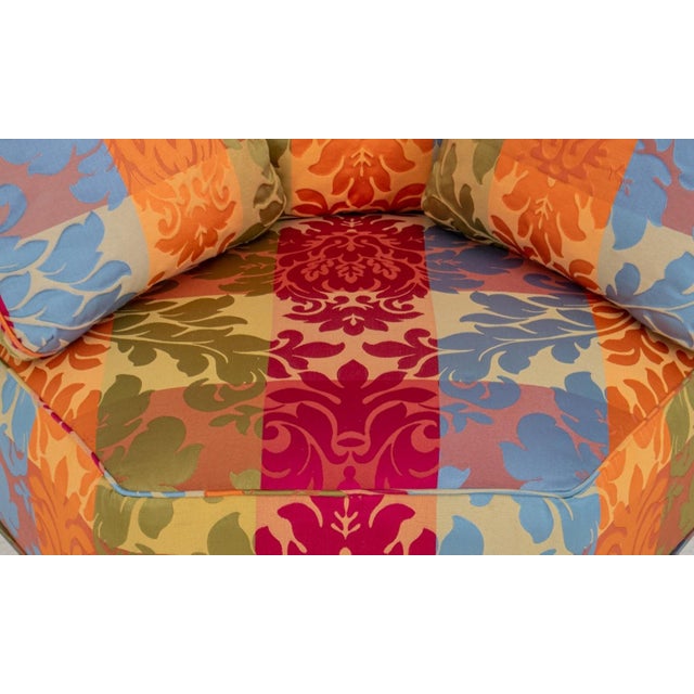 After Peter Murdoch Hexagon Swivel Chairs, Pair | Chairish