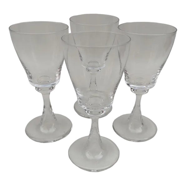 Fleurus Model Glasses from Daum, 1970s., Set of 4 | Chairish