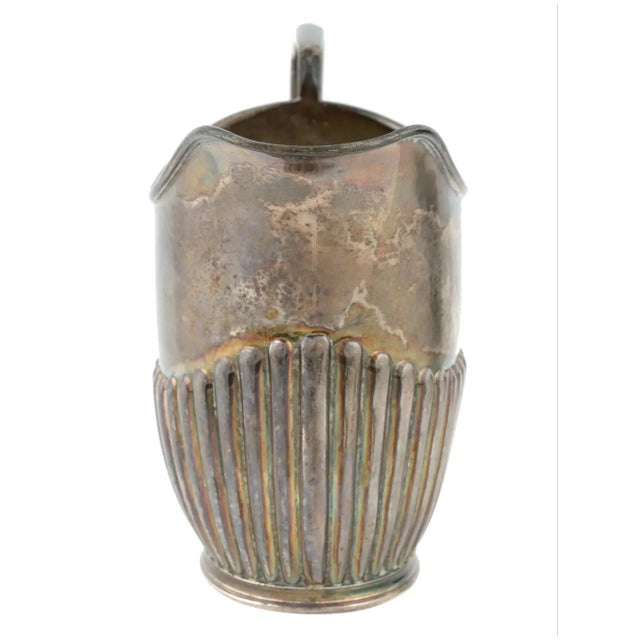 Antique English James Deakin and Sons Sterling Silver Creamer | Chairish