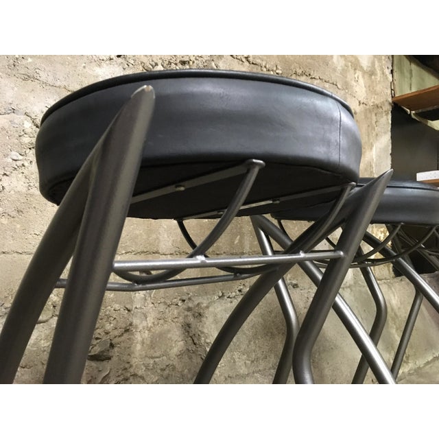 Post Modern Sculptural Bar Stools- Set of 4 | Chairish