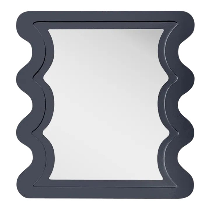 Fleur Home Carnival Mystic Rectangle Mirror in Hale Navy, 24x36 | Chairish