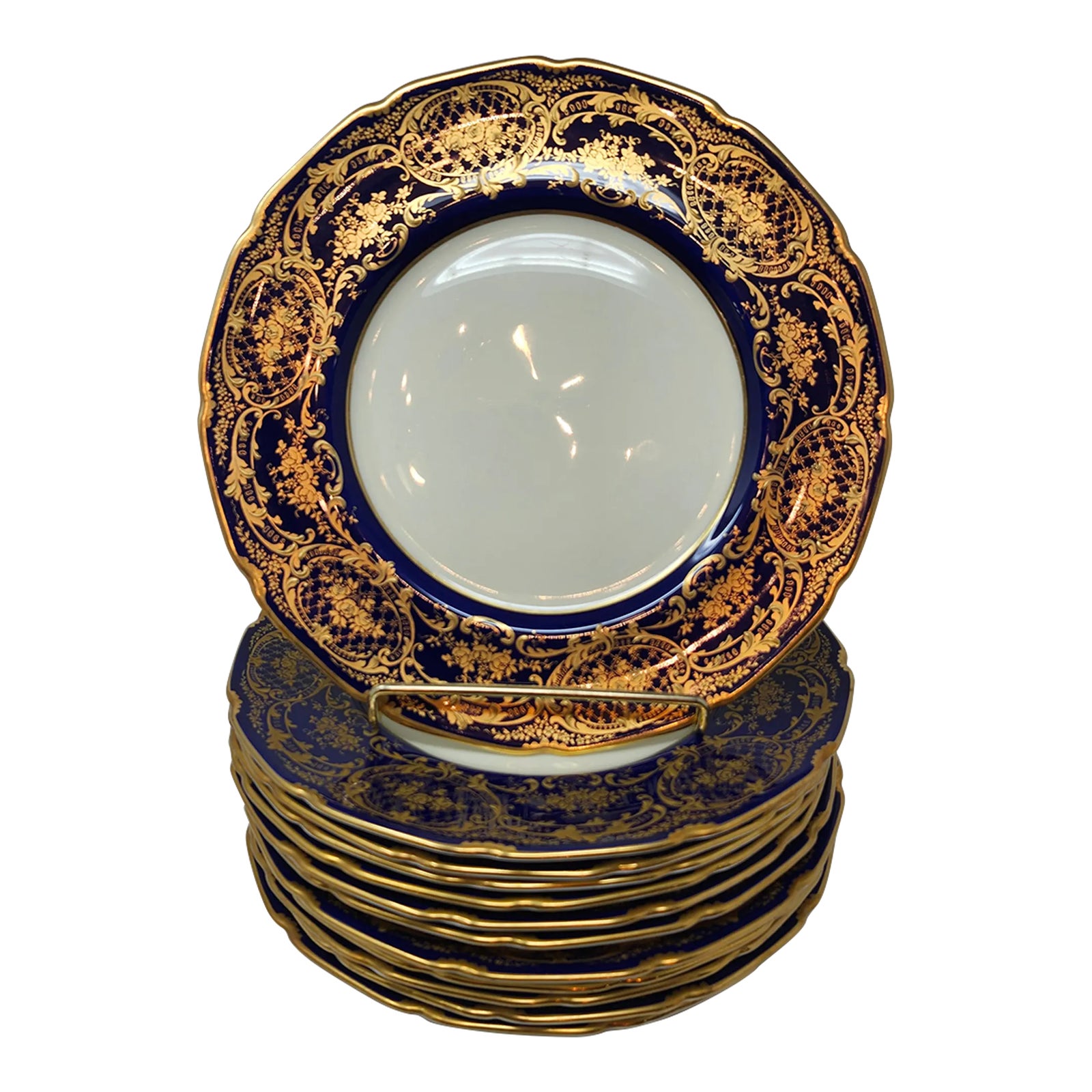 1920s Royal Dulton Show Plates for Tiffany and Company Ny | Chairish