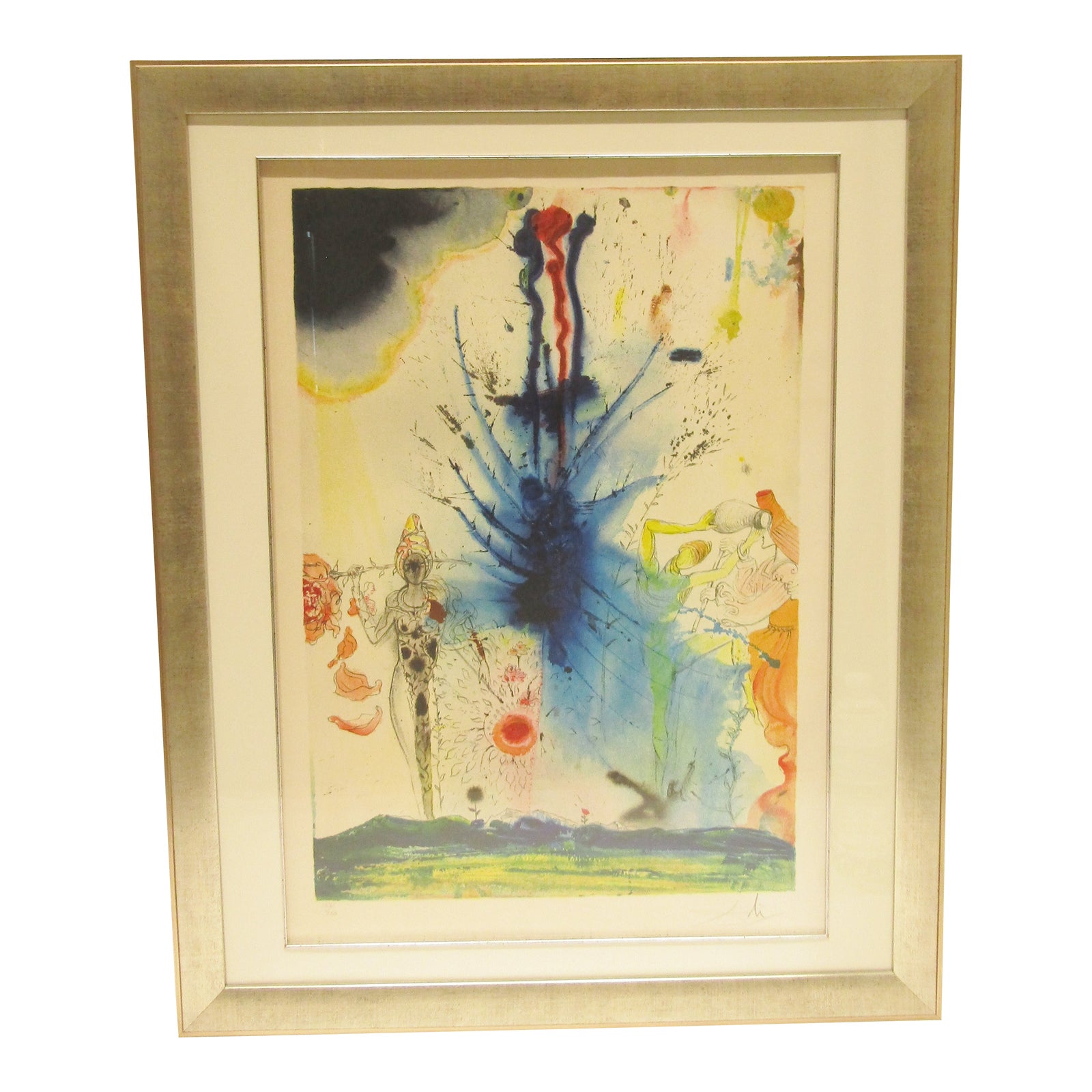 Original Pencil Signed Salvador Dali Lithograph Land of Milk and Honey ...