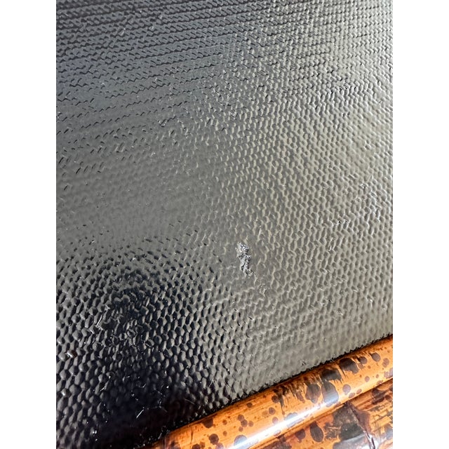 E. Murio Manila Refinished Chippendale Rattan Slant Top Desk, Aesthetic ...