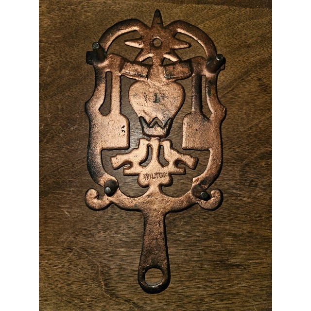 Vintage Cast Iron Wilton Trivet | Chairish