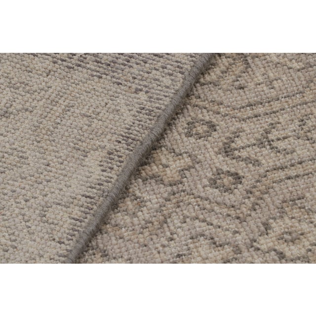 Rug & Kilim’s Contemporary Rug in Beige, Gray and Blue Geometric ...