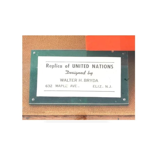 United Nations Scale Model by W. Bryda Circa 1965 | Chairish