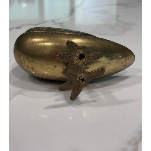 Vintage Leonard Brass Goose Statuette | Chairish