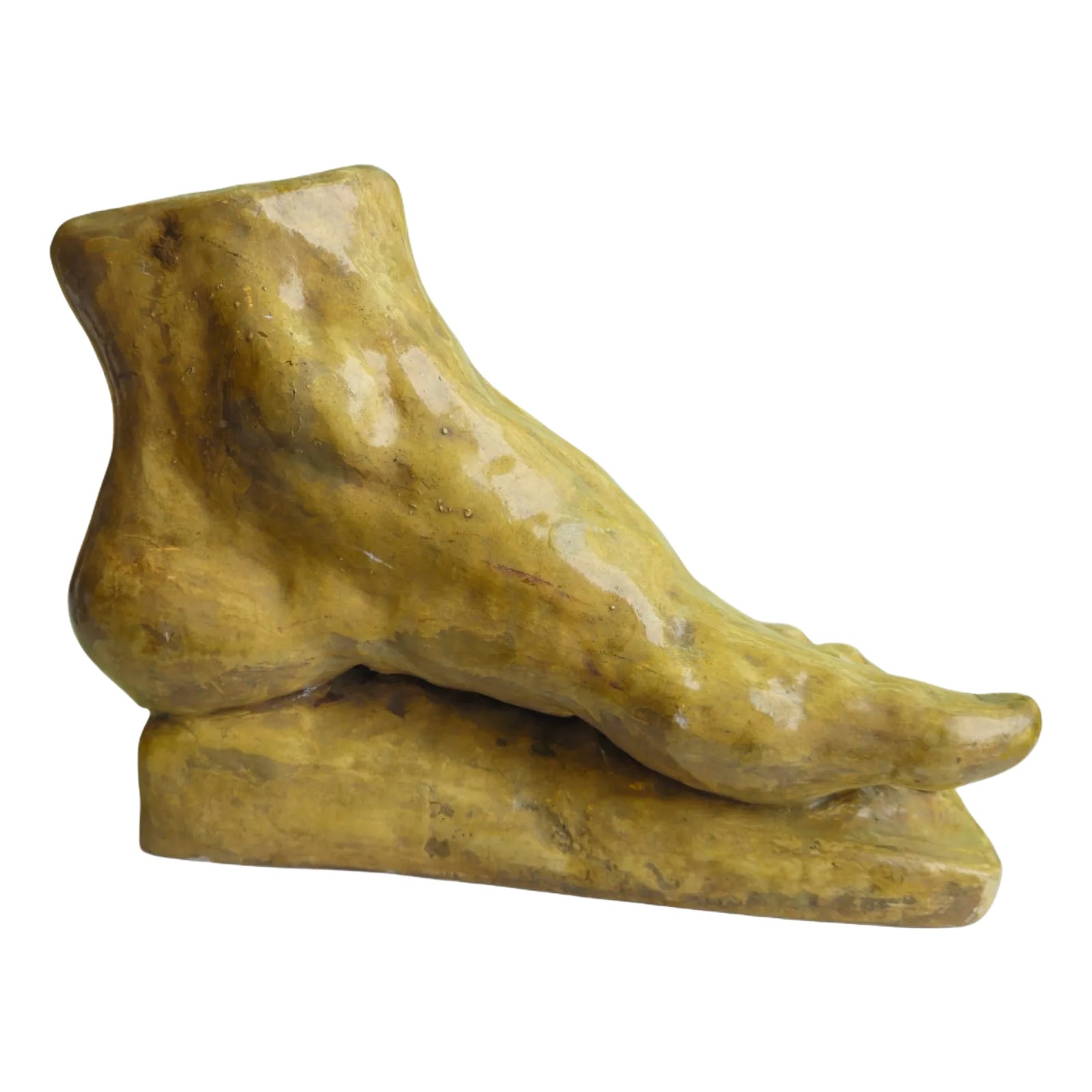 Plaster Foot Sculpture, 1920s | Chairish