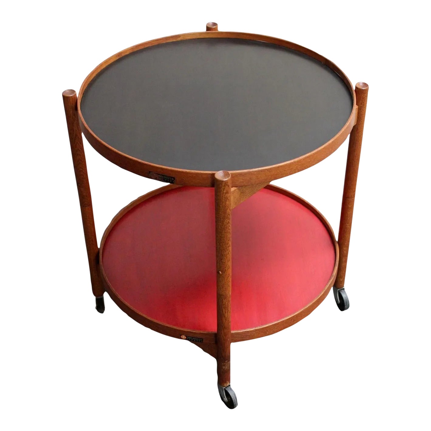 Danish Modern Reversible Surface Trolley by Hans Bølling for Torben ...