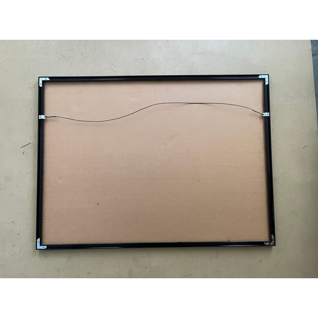 1980s Framed Poster for the Miro Exhibition Held at the Montreal Museum ...