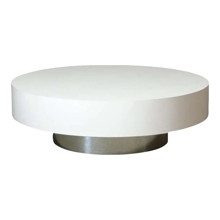 1960s Lacquer & Chrome Cocktail Table by Milo Baughman for Thayer ...