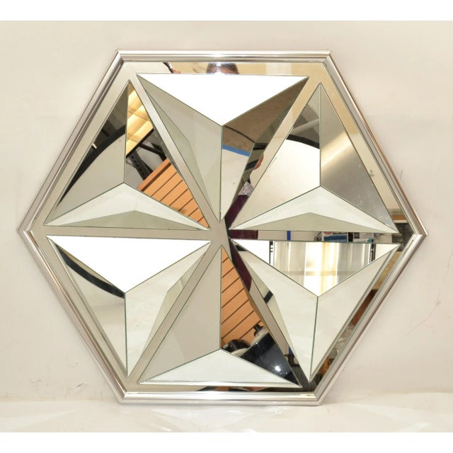 Thayer Coggin by Milo Baughman 1976 Diamond Shaped Faceted Octagonal ...