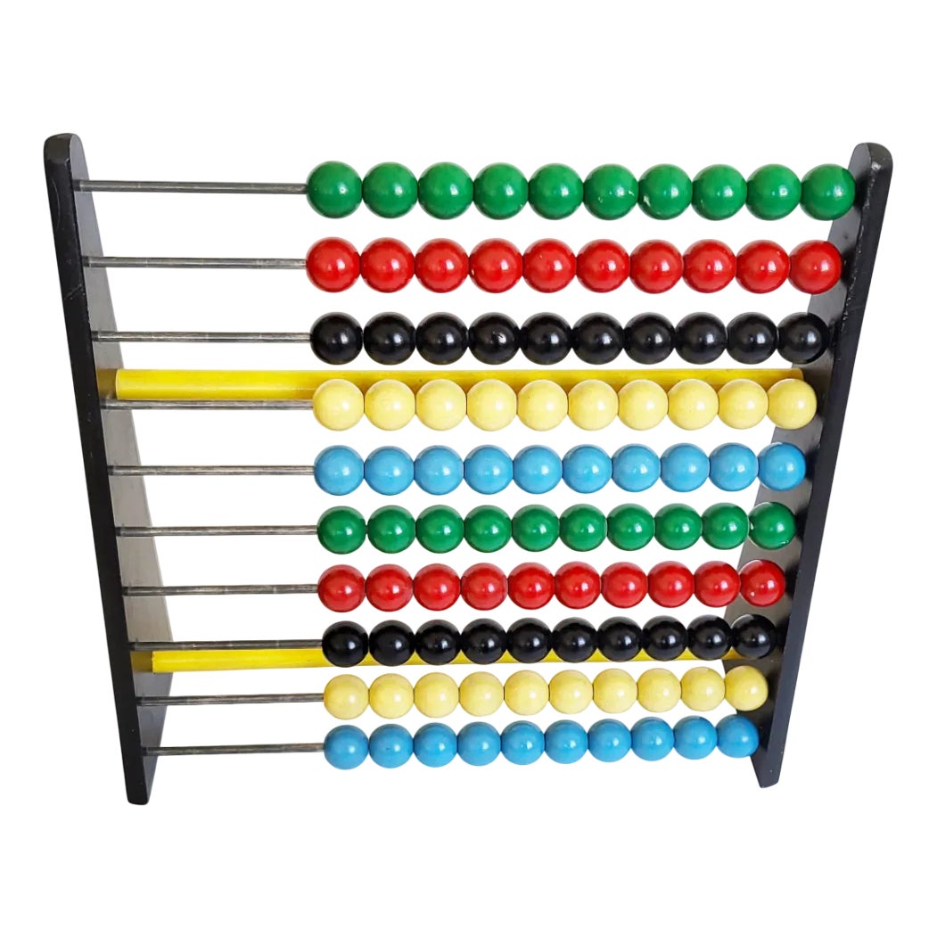 Mid-Century Swedish Abacus from Brio, 1950s | Chairish