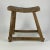 Mid 19th Century Antique Stool From Heavy Elm Wood, Hand Hewn and Solid ...