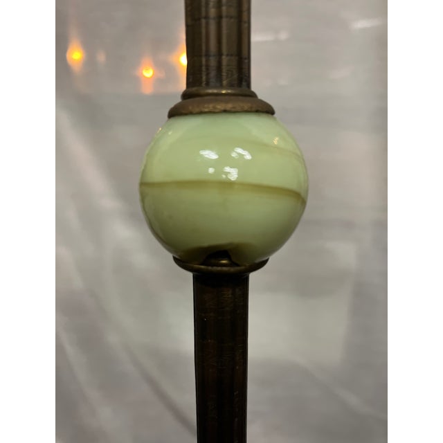 1920s Art Deco Bridge Arm Floor Lamp | Chairish