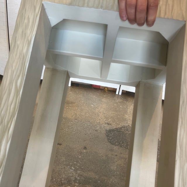 Faux Bois Pair of Bliss Studio Pilar Accent Tables | Chairish