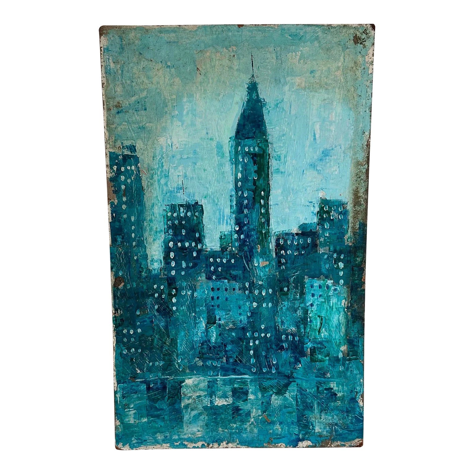 Mid 20th Century Vintage Chester Dixon Snowden Impressionist Painting ...