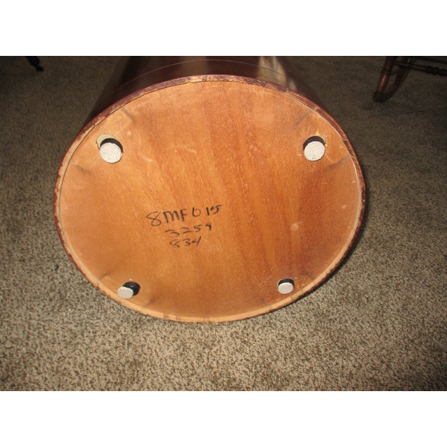 1970s Mid Century Paul Mayen for Habitat Intrex Walnut Drum Table ...