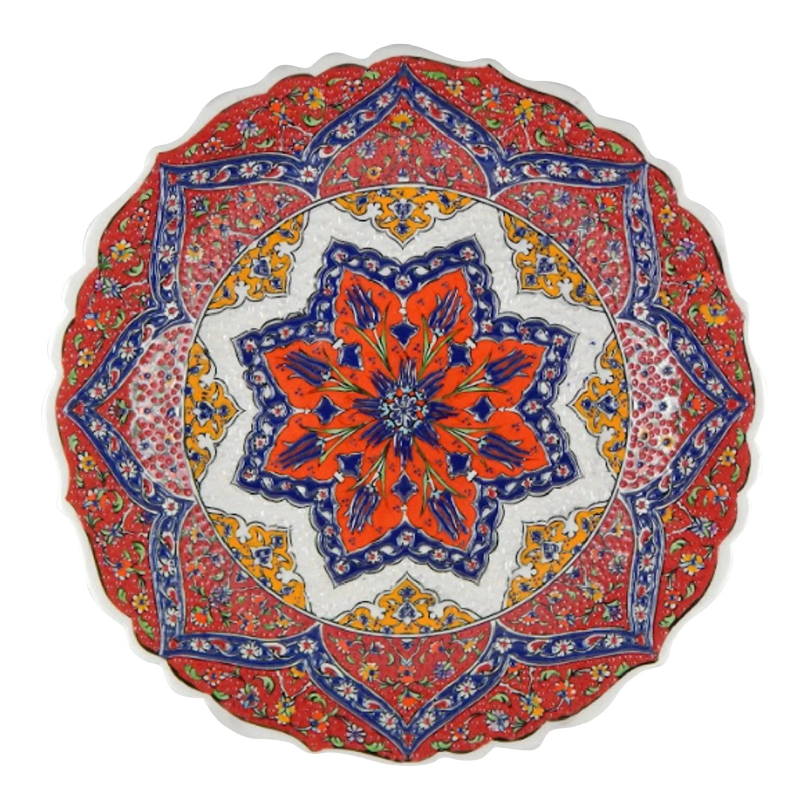 Turkish Handcrafted Wall Plate | Chairish