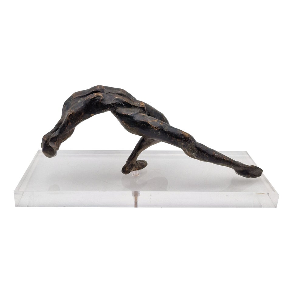 Bronze Sculpture Dancer, 1970s | Chairish