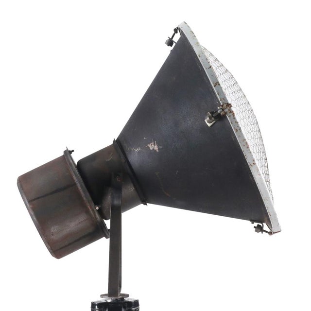 Megaphone Style Floor Lamp on Tripod, 1970s | Chairish