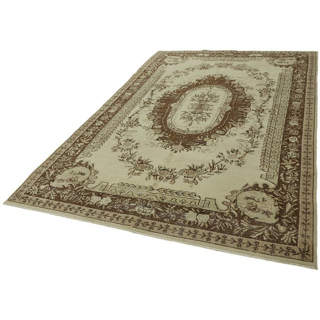 Vintage Turkish Beige Rug | Chairish