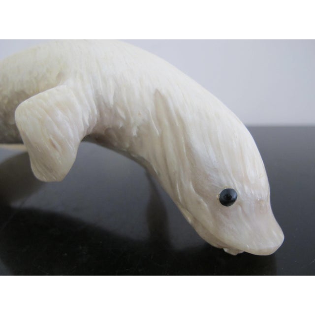 Bert Kimiksana Canada Inuit Tuktoyaktu Beluga Whale Antler Bone ...