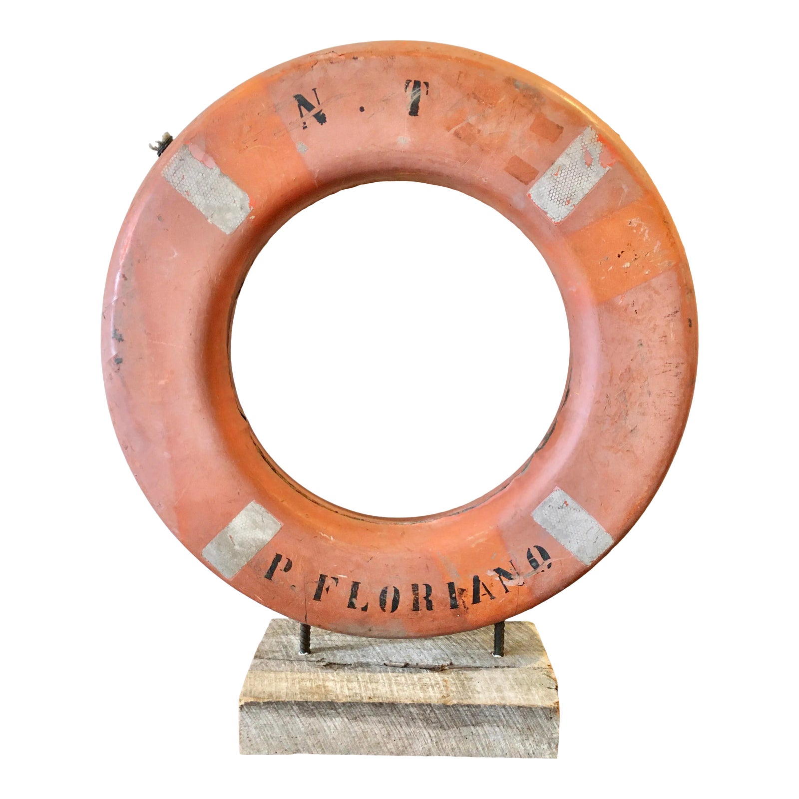 MCM 27” Life Ring Nautical Decor | Chairish
