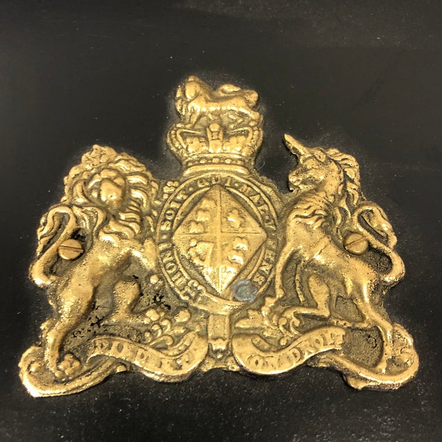 1940's English Steel Deed Box on Stand | Chairish