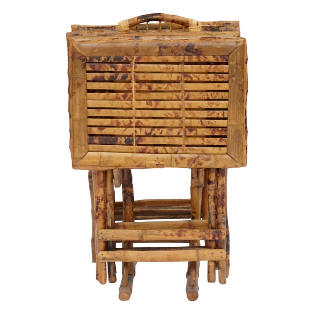 Bamboo tv tray store